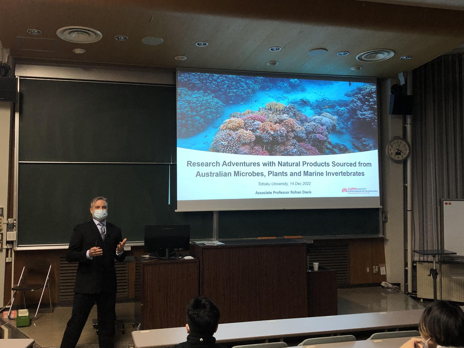 Rohan Davis先生の講演会。 – 東北⼤学⼤学院薬学研究科_浅井研究室